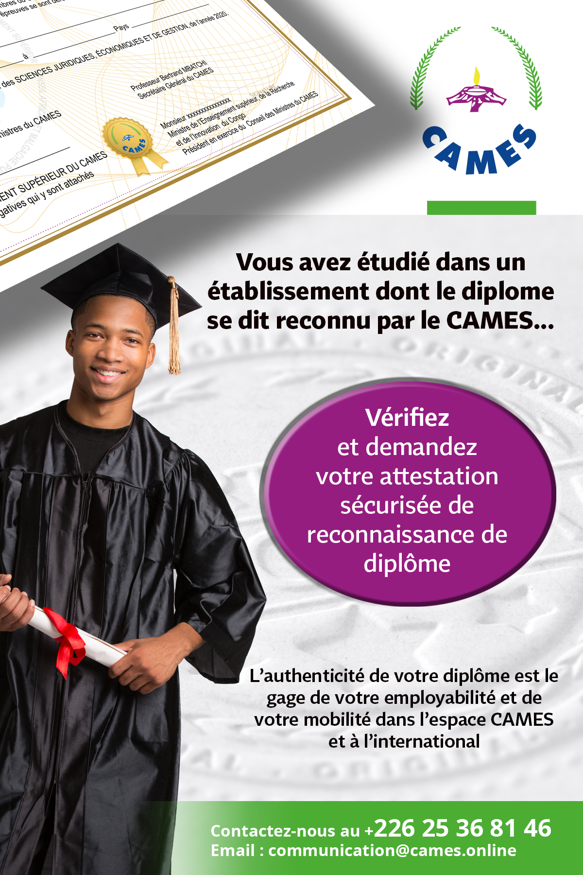 Délivrance des attestations de reconnaissance et d’équivalence des ...