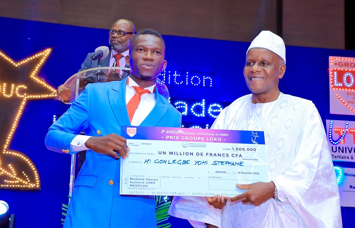 Le CAMES a récompensé les Lauréats de la 3e édition de ses Olympiades ...