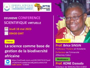 Deuxième conférence scientifique virtuelle du PTR Biodiversité - CAMES